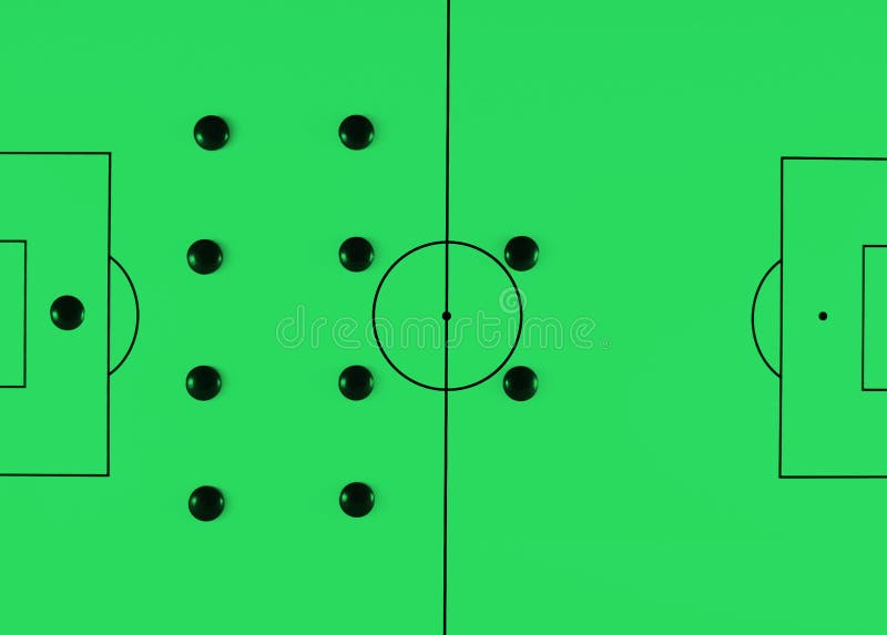 La Tactique 442 Du Football Photo stock - Image du soccer, gibier: 16106530