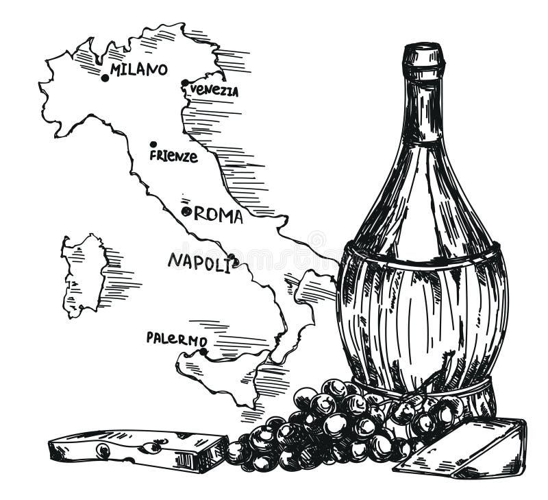 Clipart Fiasco Vino Nuevo