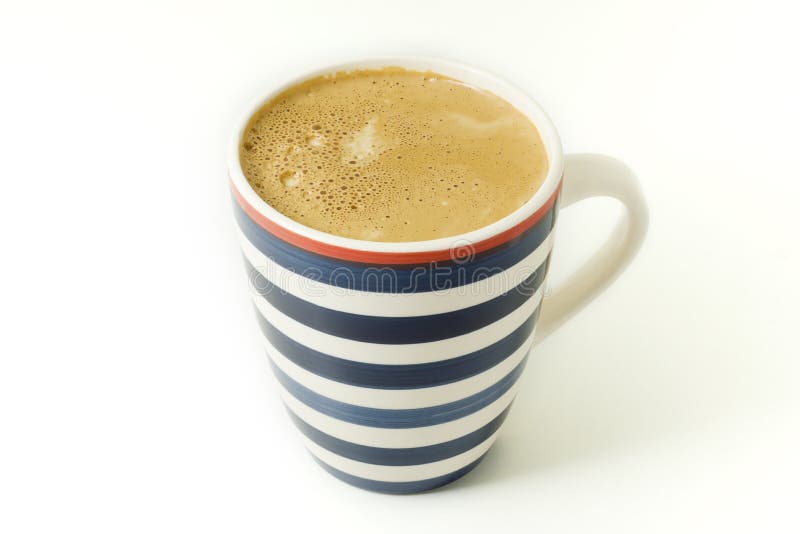La Tazza Di Caffè Ha Isolato Immagine Stock - Immagine di sfondo, tazza ...