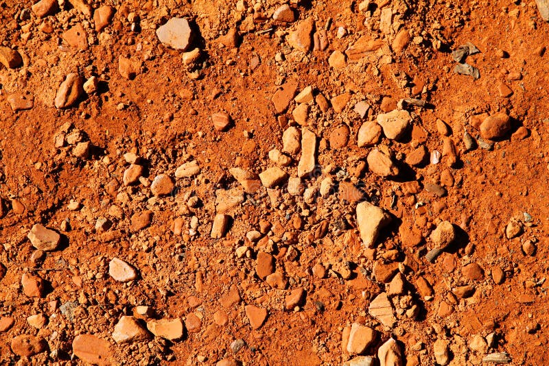 La terre rouge photo stock. Image du cordon, argile, roche - 21574030