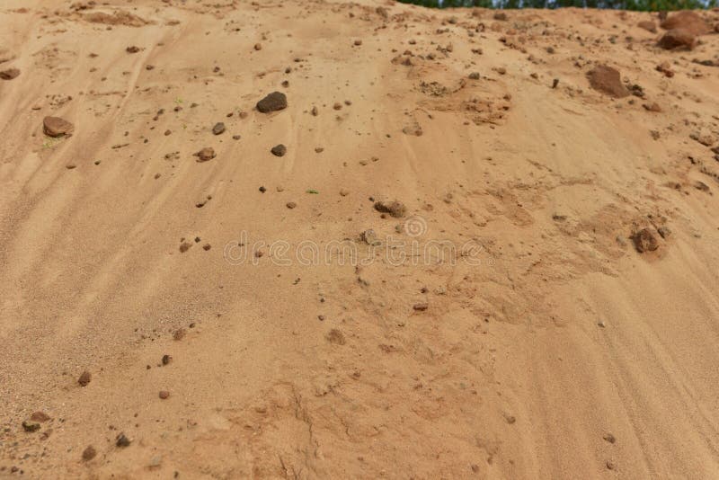 La Textura De La Capa De Arena De La Tierra. La Caja De Arena Imagen de ...