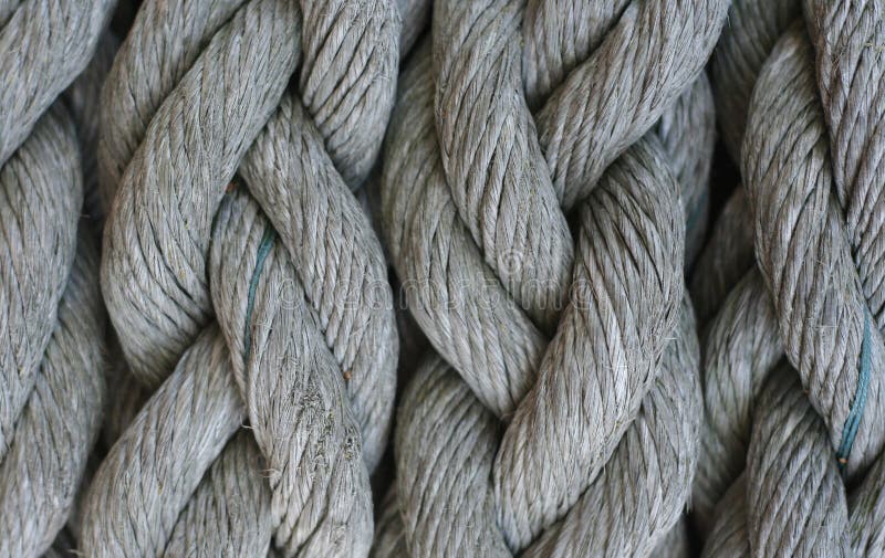Texture D'une Grosse Corde Grise Image stock - Image of marin, corde ...