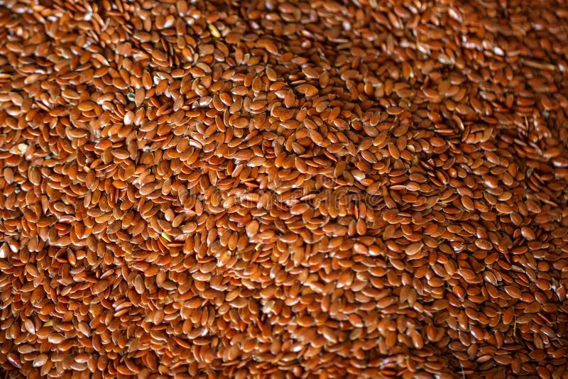 La Texture Des Grains Du Lin Photo stock - Image du brun, gras: 126947818