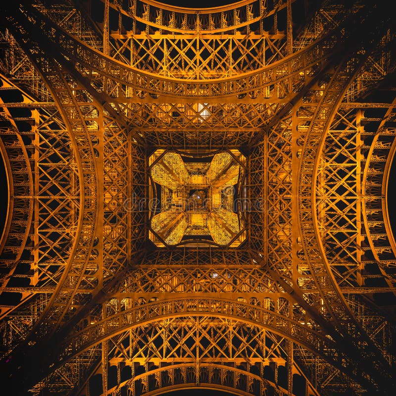 La Texture Sym?trique ?tonnante De L'architecture De Tour Eiffel Photo ...