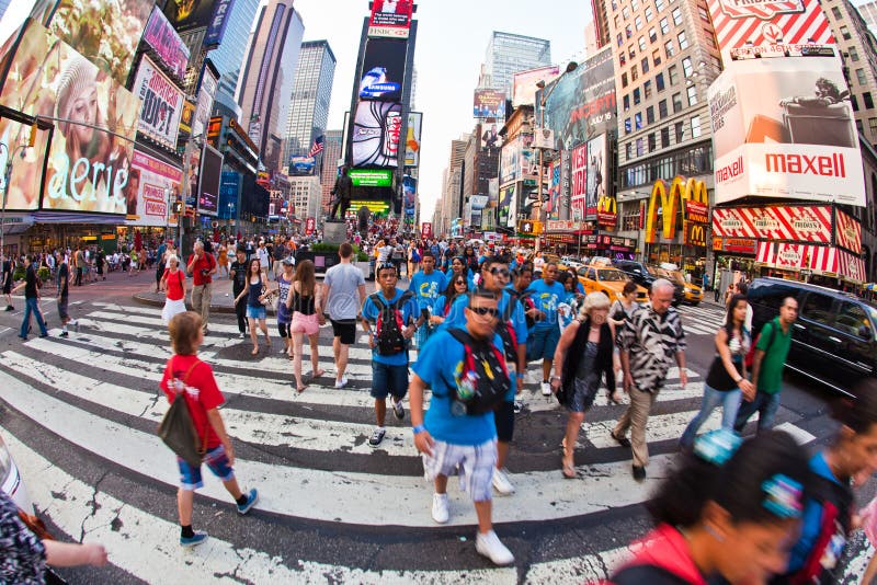 La Times Square Est Un Symbole De Nouveau Image stock éditorial - Image ...