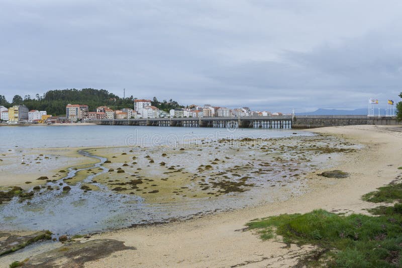 La Toja Island. stock photo. Image of bridge, illuminated - 59694992