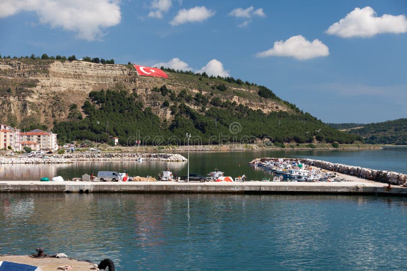 La Travesía Con El Estrecho De Los Dardanelos Foto de archivo - Imagen ...