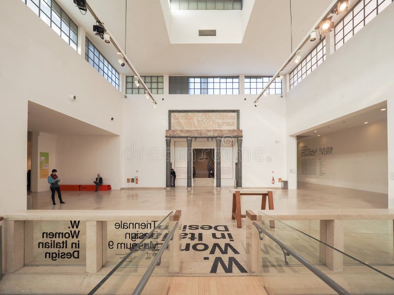 La Triennale a Milano immagine editoriale. Immagine di esposizione ...