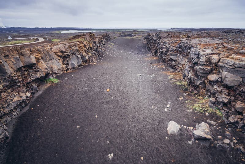 La UNESCO Geopark De Reykjanes Foto de archivo - Imagen de isla ...