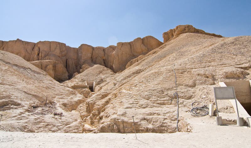 La Valle Dei Re Nell'Egitto Fotografia Stock - Immagine di ricchezza ...