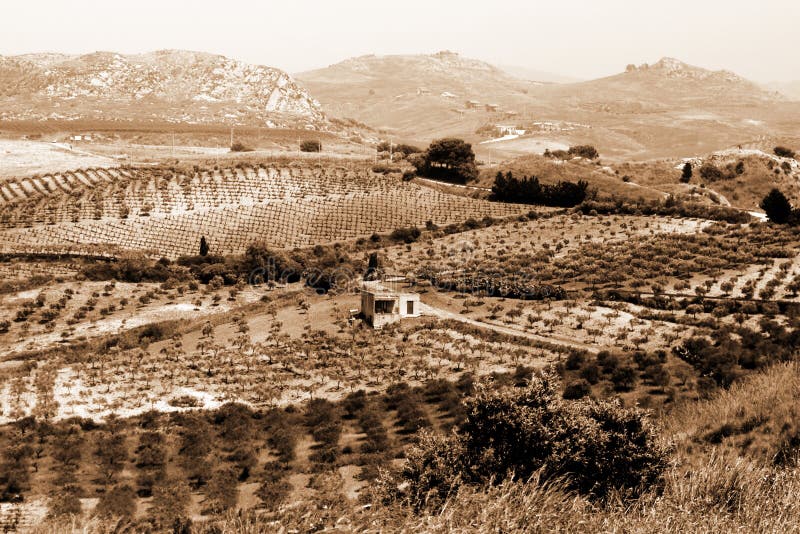 La Vecchia Italia, Sicilia Rurale Immagine Stock - Immagine di sicilia ...
