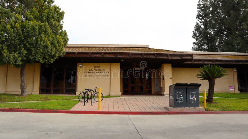 La Verne, California: Exterior View of La Verne Public Library ...