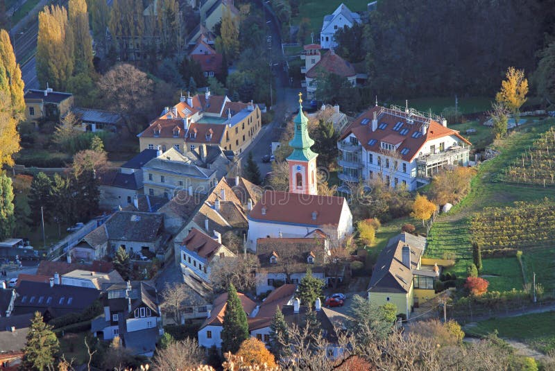 La Vue De La Capitale Autrichienne Vienne Photo stock - Image du bureau ...