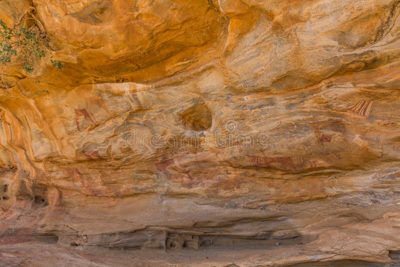 Laas Geel Rock Paintings, Somalila Stock Photo - Image of indigenous ...