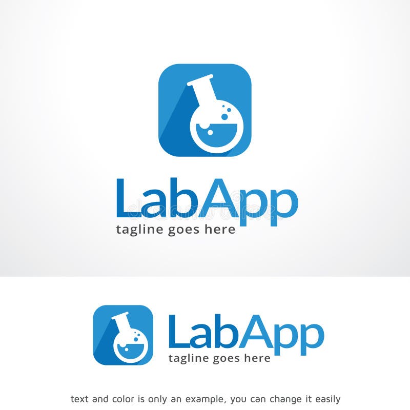 Lab App Logo Template Design Vector, Emblem, Design Concept, Creative ...