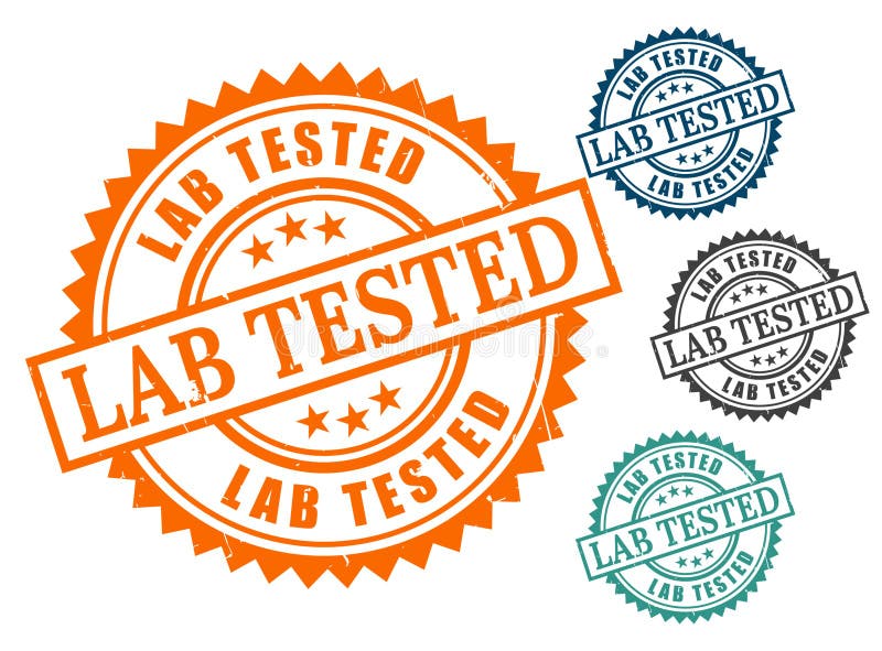 Lab Approved Stamp Vector Set, Quality Check Guarantee Badges Stock ...