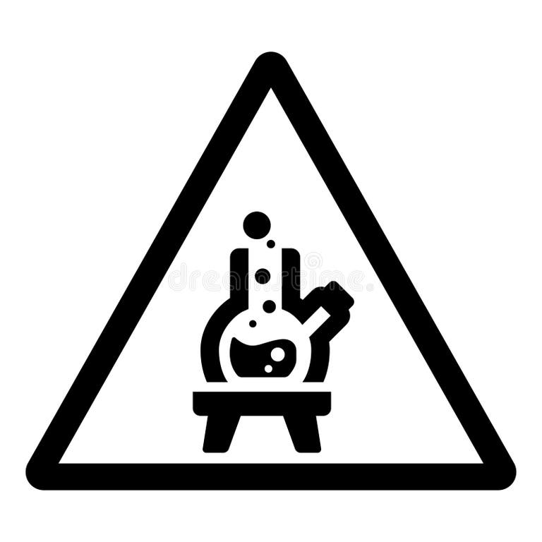 Lab Area Symbol Sign, Vector Illustration, Isolate on White Background ...