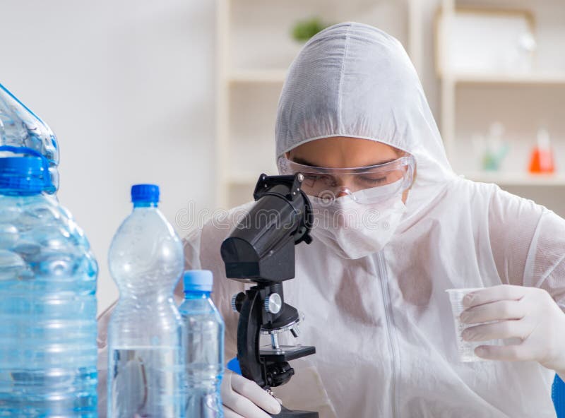 Lab Assistant Testing Water Quality Stock Photo - Image of chemist ...