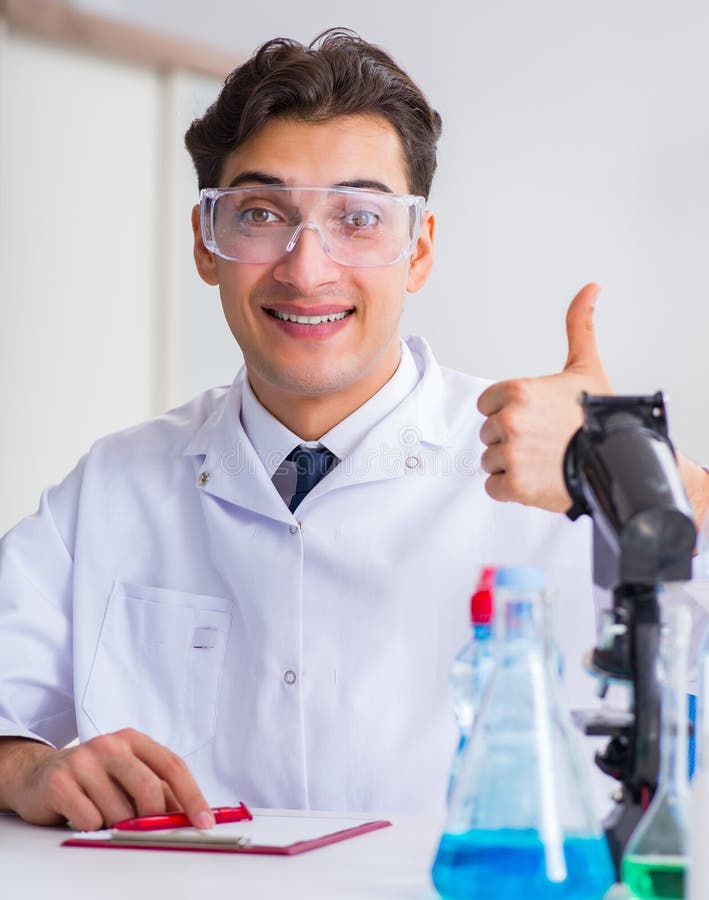 Lab Assistant Testing Water Quality Stock Image - Image of clean ...