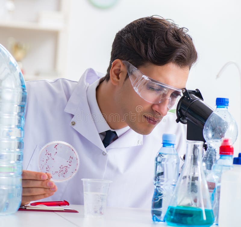 Lab Assistant Testing Water Quality Stock Photo - Image of ...