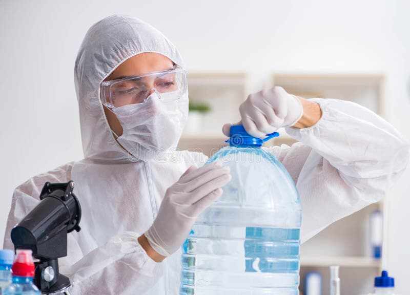 Lab Assistant Testing Water Quality Stock Photo - Image of analysis ...