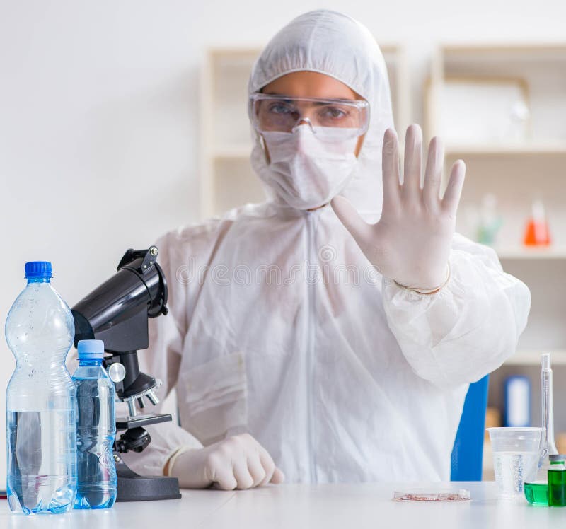Lab Assistant Testing Water Quality Stock Photo - Image of ecosystem ...