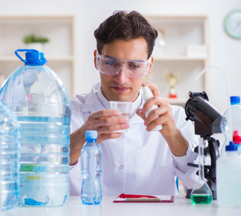 Lab Assistant Testing Water Quality Stock Image - Image of ecosystem ...