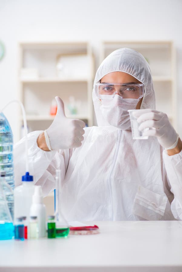 The Lab Assistant Testing Water Quality Stock Photo - Image of ...