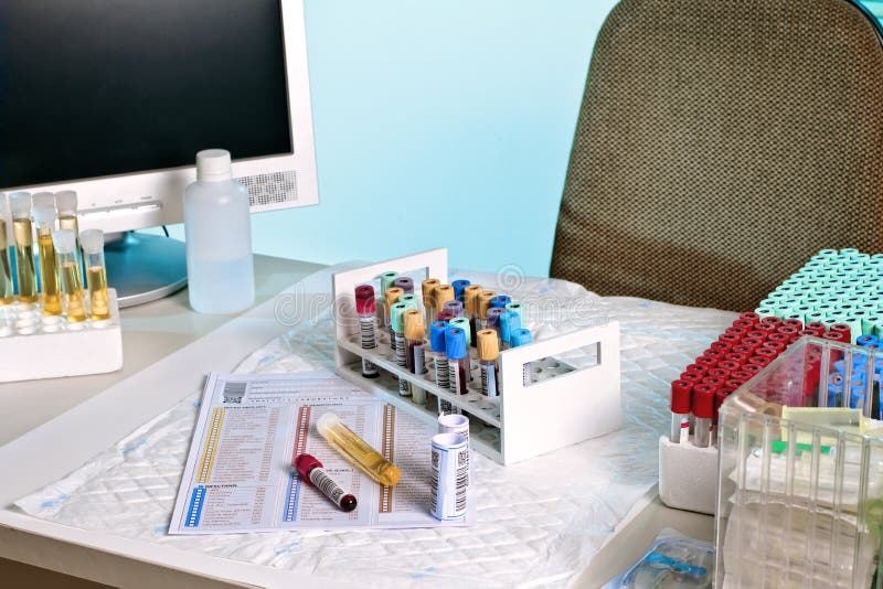Lab bench stock image. Image of monitor, equipment, draw - 36445333