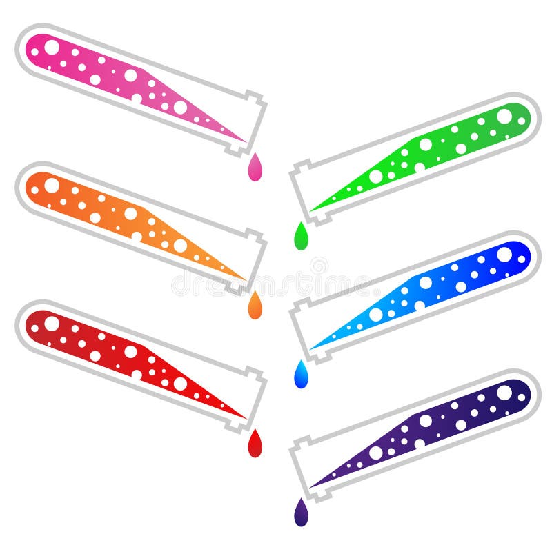 Lab bottles stock illustration. Illustration of element - 16518663