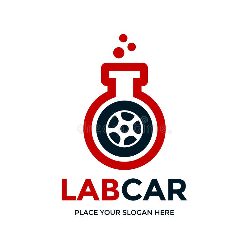 Lab Car Logo Vector stock vector. Illustration of business - 263649281