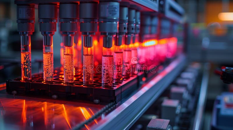 Lab-on-a-Chip Devices in Field Research Stock Illustration ...