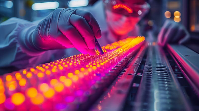 Lab-on-a-Chip Technology Used in Criminal Investigations Stock Photo ...