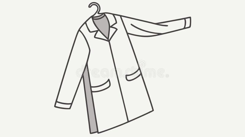 Lab Coat, Medical Uniform, Laboratory Apparel, Vector Design Generative ...