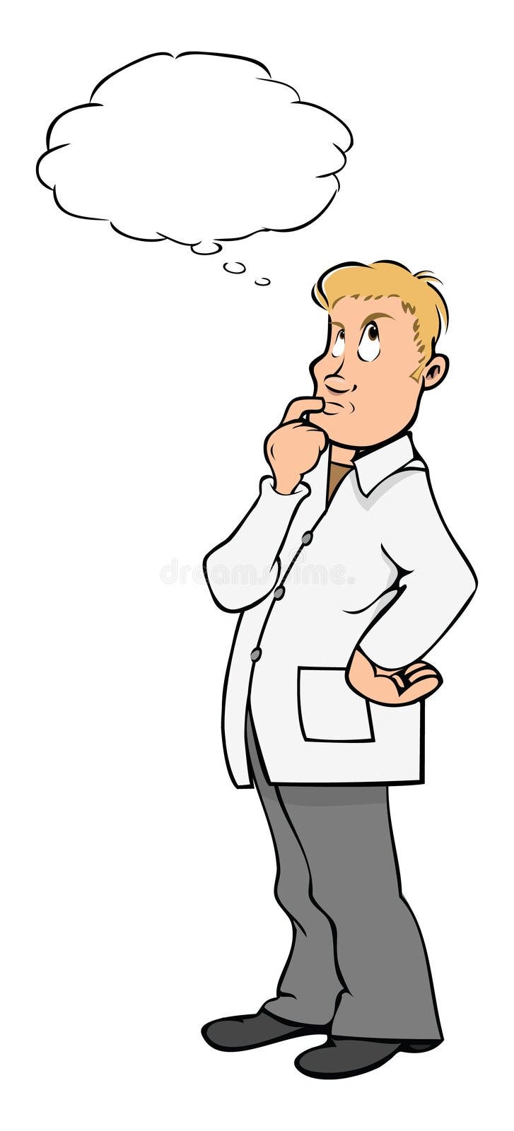 Scientist Thinking Stock Illustrations – 1,389 Scientist Thinking Stock ...