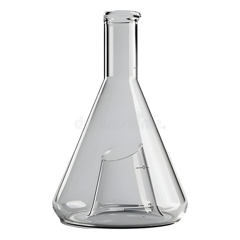 Lab Conical Flask on Transparent Background - Ai Generated Stock ...
