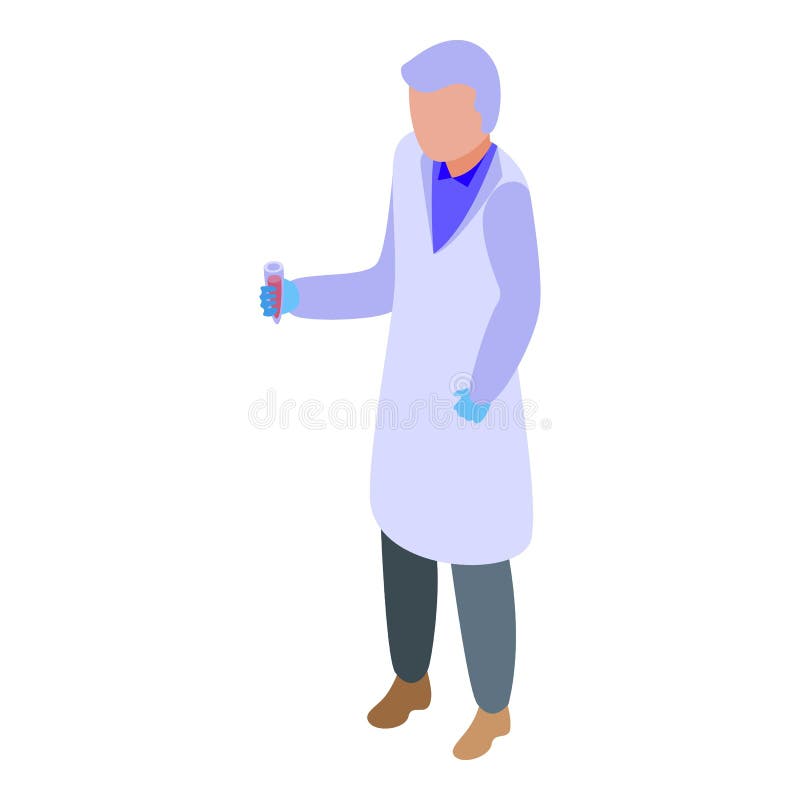 Lab Doctor Icon Isometric Vector. Medical Science Stock Vector ...