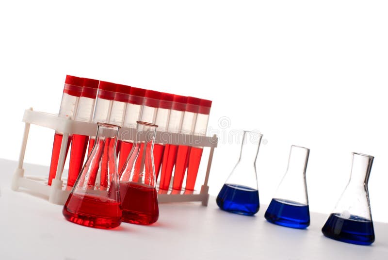 Lab equipment. stock photo. Image of reagent, tube, chemistry - 18143818