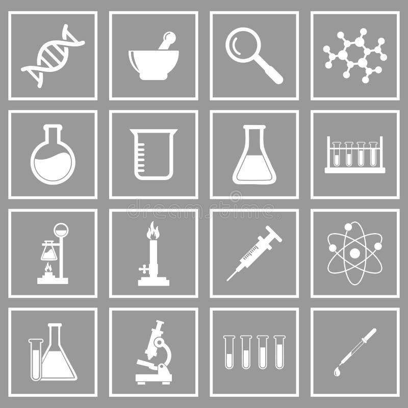 Laboratory Equipment Icon Vector Design Symbol Stock Vector ...