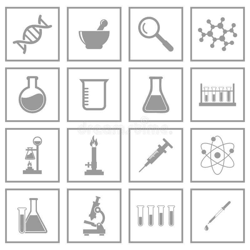 Laboratory Equipment Icon Vector Design Symbol Stock Vector ...