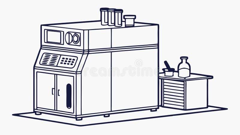 Lab Equipment and Graph Illustration, Science, Data Analysis, and ...