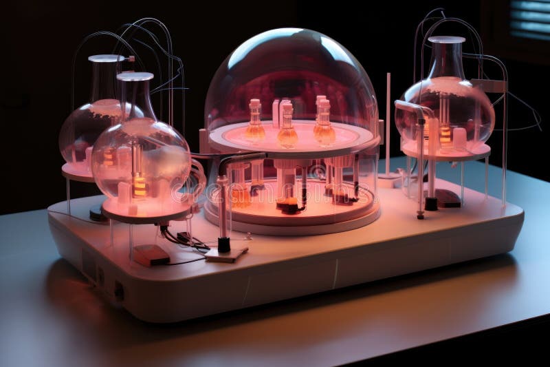 Lab Equipment for Stem Cell Isolation Stock Illustration - Illustration ...