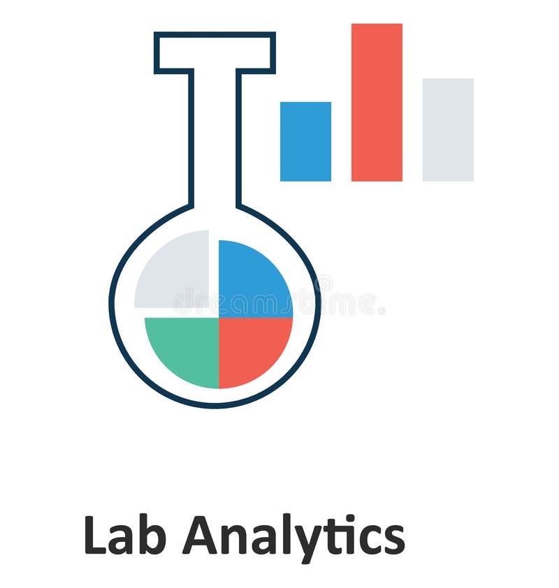 Lab Experiment with Graph Isolated and Vector Icon for Technology Stock ...