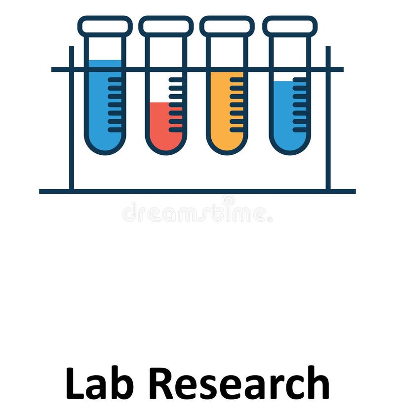 Lab Experiment Isolated and Vector Icon for Technology Stock Vector ...