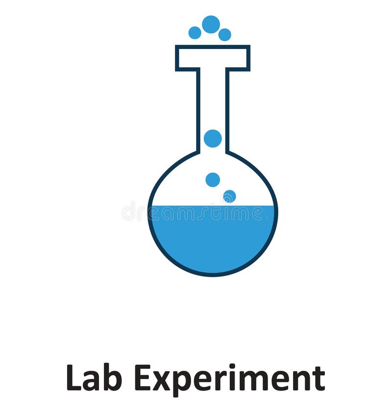 Lab Experiment Isolated and Vector Icon for Technology Stock Vector ...