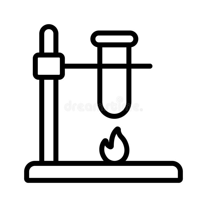 Lab experiment stock vector. Illustration of black, equipment - 330954017