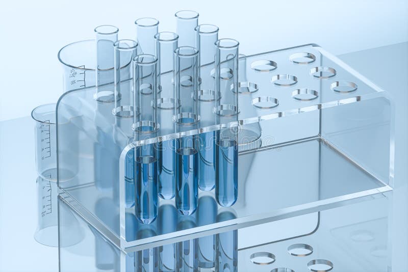 Lab and Experimental Apparatus,abstract Conception,3d Rendering Stock ...