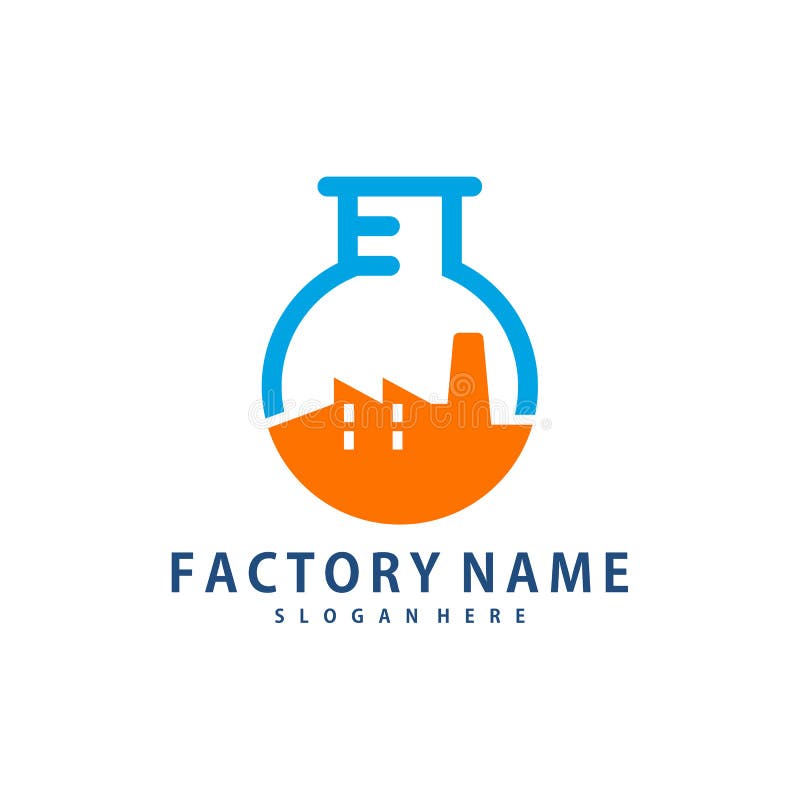 Lab Factory Logo Design Vector, Creative Factory Logo Design Template ...