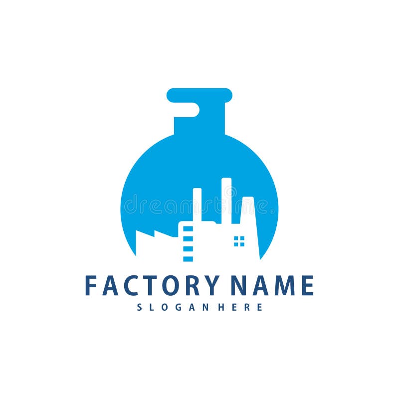 Lab Factory Logo Design Vector, Creative Factory Logo Design Template ...