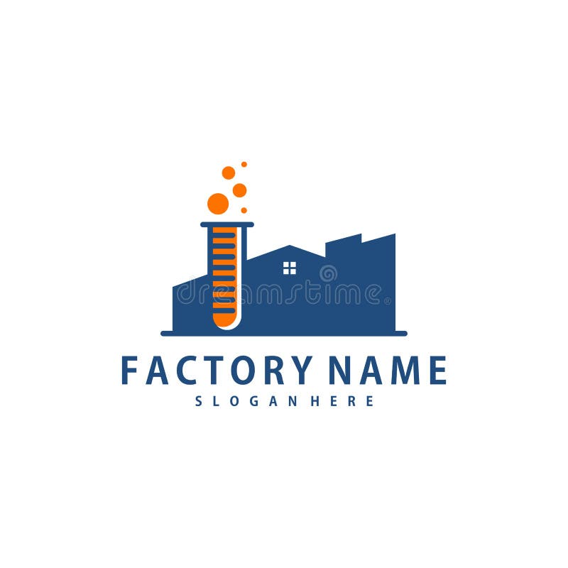 Lab Factory Logo Design Vector, Creative Factory Logo Design Template ...